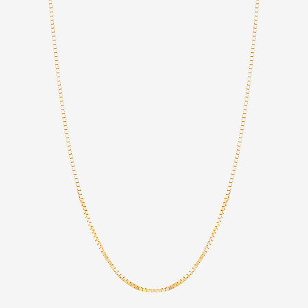 Click here for Made in Italy Womens 10K Gold 24 Inch Box Chain Ne... prices