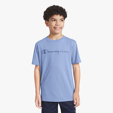 Click here for Champion Big Kid Boys Round Neck Short Sleeve Regu... prices