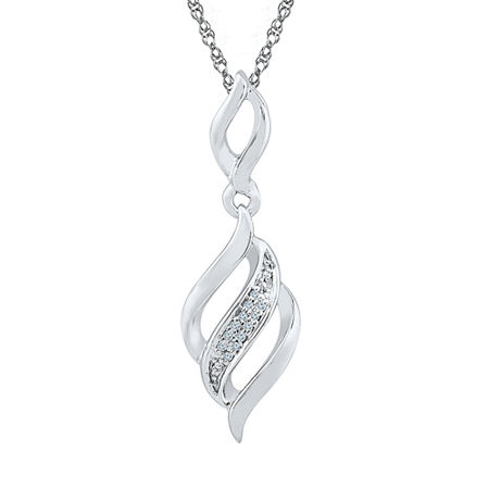 Click here for Womens Diamond Accent Natural White Diamond Sterli... prices