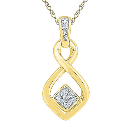 Click here for Womens Diamond Accent Natural White Diamond 10K Go... prices