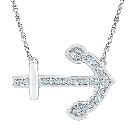 Click here for Womens 1/10 CT. T.W. Natural White Diamond Sterlin... prices