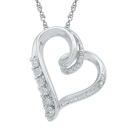 Click here for Womens Diamond Accent Natural White Diamond Sterli... prices