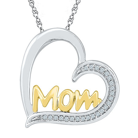 Click here for Mom Womens Diamond Accent Natural Diamond 10K Gold... prices