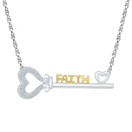 Click here for Faith Womens Diamond Accent Natural Diamond 10K Go... prices