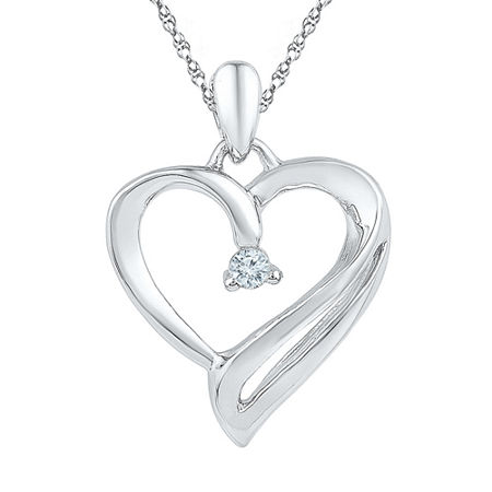 Click here for Womens Diamond Accent Natural White Diamond Sterli... prices