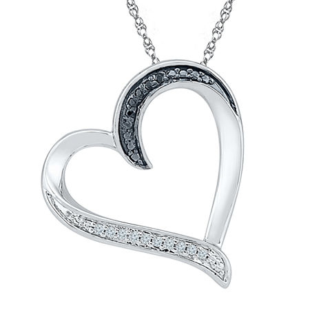 Click here for Womens Diamond Accent Natural Black Diamond Sterli... prices