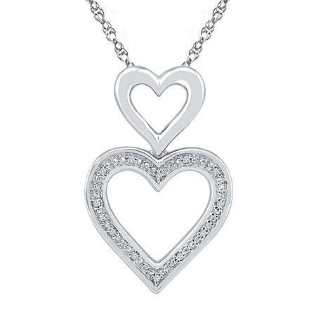 Click here for Womens Diamond Accent Natural White Diamond Sterli... prices