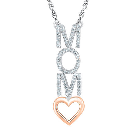 Click here for Mom Womens 1/10 CT. T.W. Natural White Diamond 10K... prices