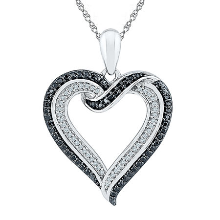 Click here for Womens 1/3 CT. T.W. Natural Black Diamond Sterling... prices