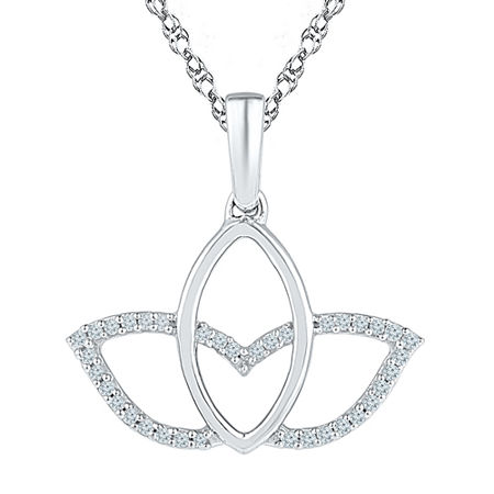 Click here for Womens 1/10 CT. T.W. Natural White Diamond Sterlin... prices