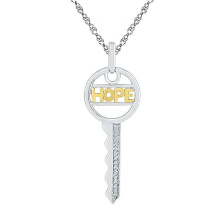 Click here for Hope Womens Diamond Accent Natural White Diamond 1... prices