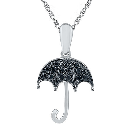 Click here for Umbrella Womens 1/10 CT. T.W. Natural Black Diamon... prices