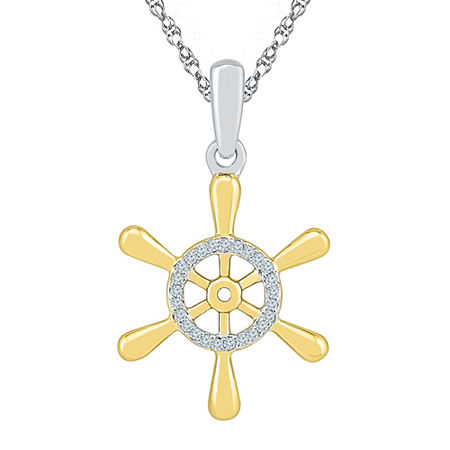 Click here for Wheel Womens Diamond Accent Natural White Diamond... prices