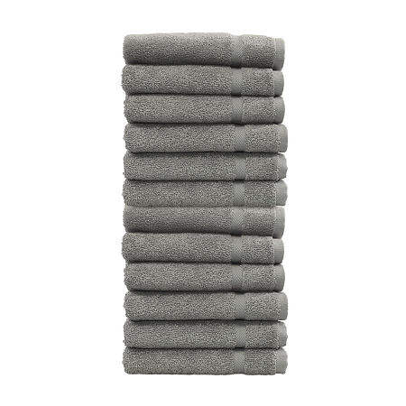Click here for Linum Home Denzi 12-Pc. Washcloth Set - Dark Grey prices