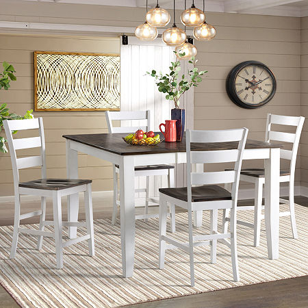 Click here for Landry 5-Piece Dining Set  One Size  White prices
