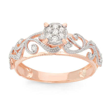 Click here for Womens 1/5 CT. Natural White Diamond 10K Gold Roun... prices