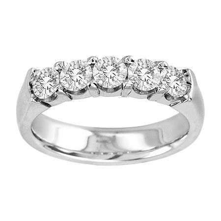 Click here for 1 CT.T.W. Natural Diamond Band 14K White Gold  8... prices