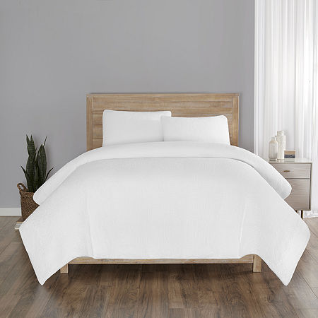 Click here for Vue Larking 3pc Duvet Set  One Size  White prices