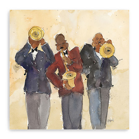 Click here for Lumaprints Jazz Trio I Canvas Giclee Canvas Art  O... prices