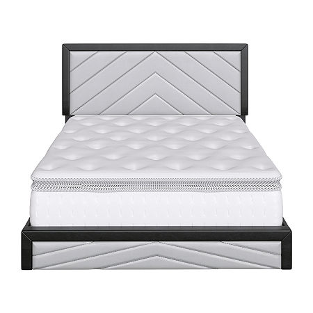 Click here for Ace Upholstered Platform Bed  One Size  Black prices