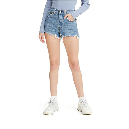 Levis Womens Denim 501 Short  31  Blue