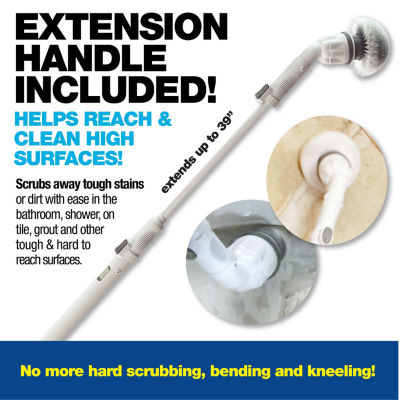 Bell + Howell Scrubtastic Rechargeable Multi Purpose Extendable Power ...