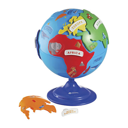 Learning Resources Learning Essentials - Puzzle Globe- 14 Pieces
