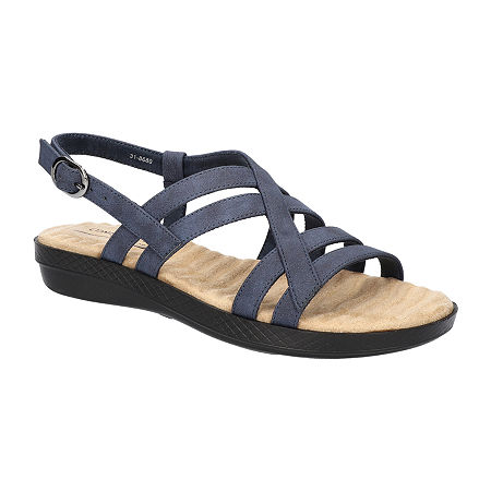 Click here for Easy Street Womens Lobo Strap Sandals  6 Extra Wid... prices
