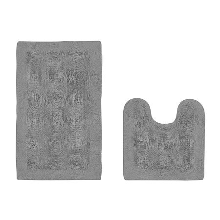 Click here for Better Trends Edge Bath Rug  One Size  Gray prices