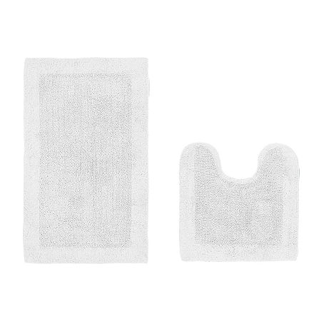 Click here for Better Trends Edge Bath Rug  One Size  White prices
