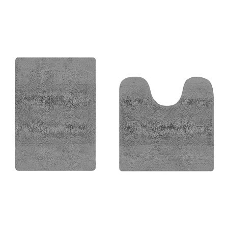Click here for Better Trends Granada Bath Rug  One Size  Gray prices