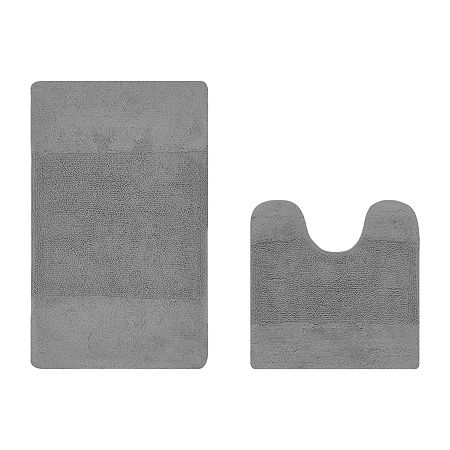 Click here for Better Trends Granada Bath Rug  One Size  Gray prices