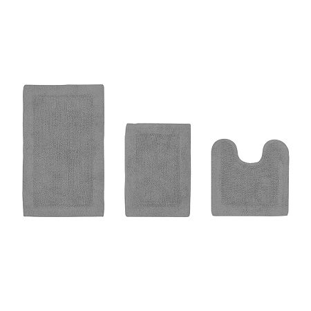 Click here for Better Trends Edge Bath Rug  One Size  Gray prices