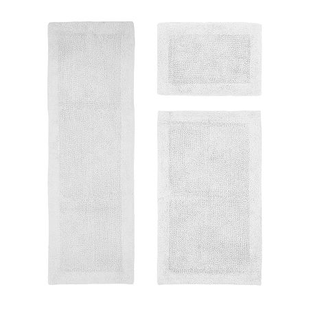 Click here for Better Trends Edge Bath Rug  One Size  White prices