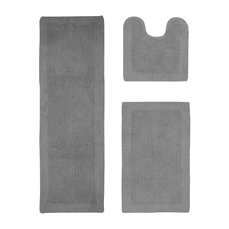 Click here for Better Trends Edge Bath Rug  One Size  Gray prices