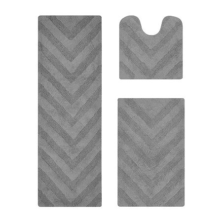 Click here for Better Trends Hugo Bath Rug  One Size  Gray prices