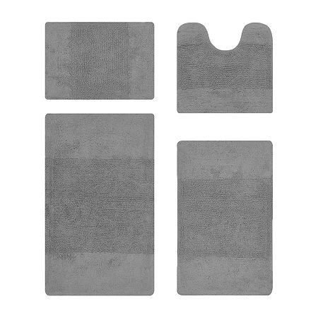 Click here for Better Trends Granada Bath Rug  One Size  Gray prices