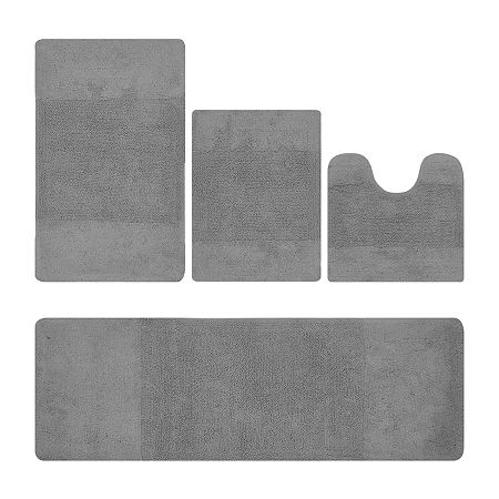 Click here for Better Trends Granada Bath Rug  One Size  Gray prices