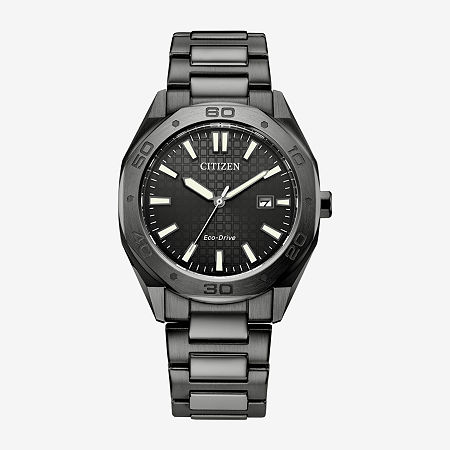 Click here for Citizen Eco-Drive Mens Weekender Gray-Tone Stainle... prices