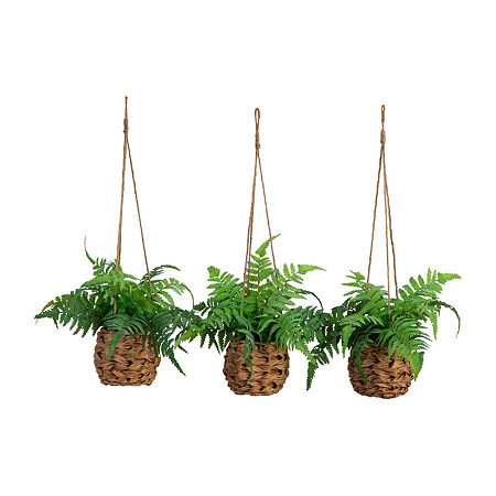 Click here for Nearly Natural 3-pc. 10in. Green Boston Fern Artif... prices