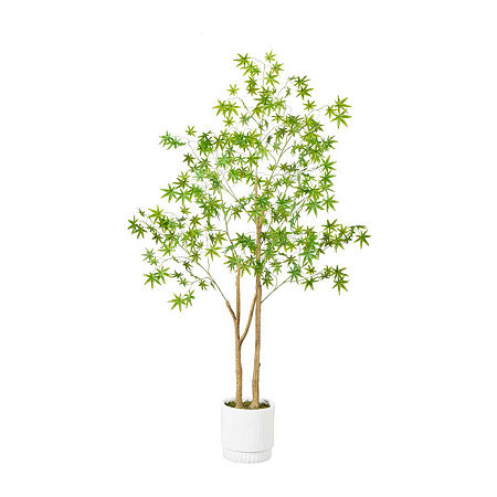 Click here for Nearly Natural 6ft. Green Maple Indoor Artificial... prices