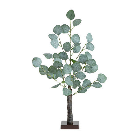 Click here for Nearly Natural 2ft. Green Lighted Eucalyptus Indoo... prices