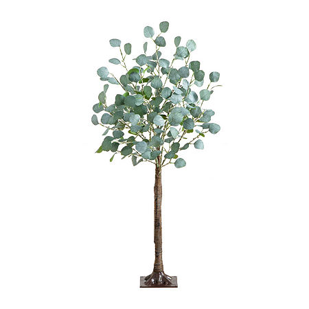 Click here for Nearly Natural 4ft. Green Lighted Eucalyptus Indoo... prices
