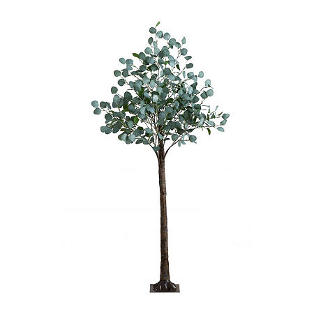 Click here for Nearly Natural 6ft. Green Lighted Eucalyptus Indoo... prices