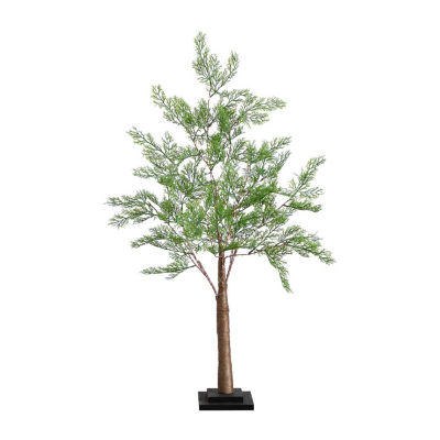 Nearly Natural 3ft. Green Lighted Cypress Indoor Artificial Tree, Color ...