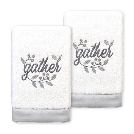 Click here for Linum Home Textiles Gather Embroidered 2-pc. Hand... prices