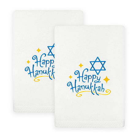 Click here for Linum Home Textiles Embroidered Happy Hanukkah Han... prices