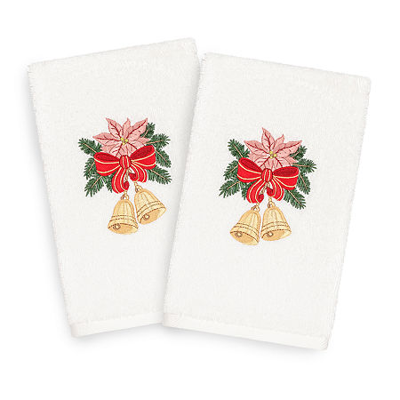 Click here for Linum Home Christmas Bells 100 Turkish Cotton 2-Pc... prices