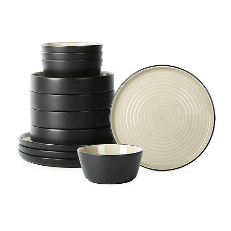 Click here for Stone Lain Elica 12 Pc. Dinnerware Set  Service fo... prices