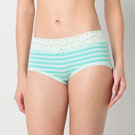 Click here for Arizona Body Organic Cotton with Lace Boyshort Pan... prices